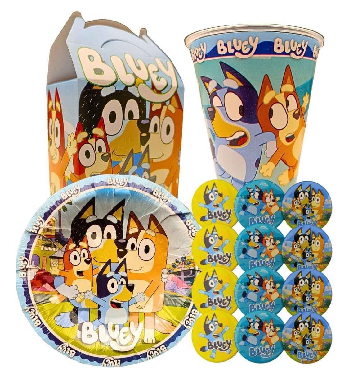 20 Guests Invitados Party Kit. Vasos, Platos y Dulceros. New Product ...